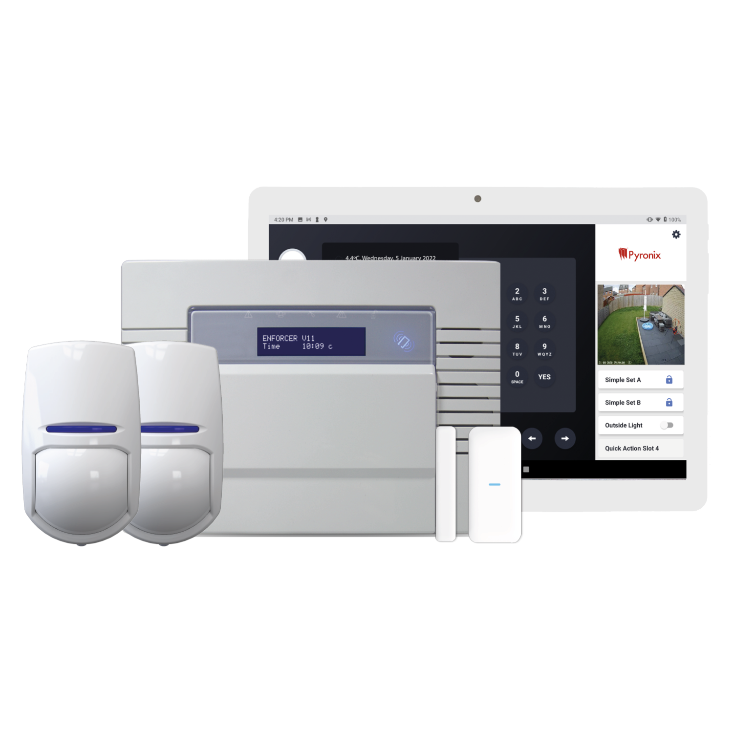Pyronix Enforcer Tablet Kit 2 wireless alarm system